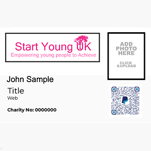 Start Young ID Card Printed by PCL Media ltd